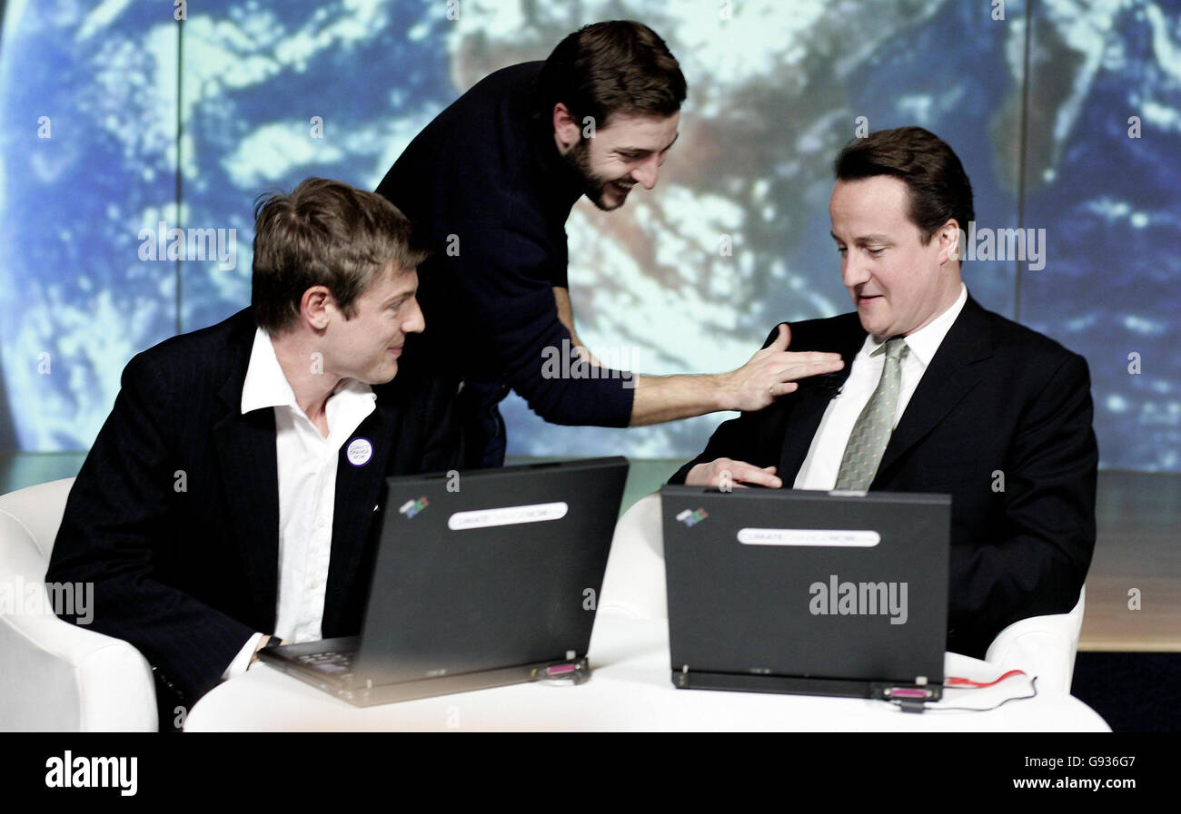 David Cameron at Climate Change Now Campaign, London Stock Photo - Alamy