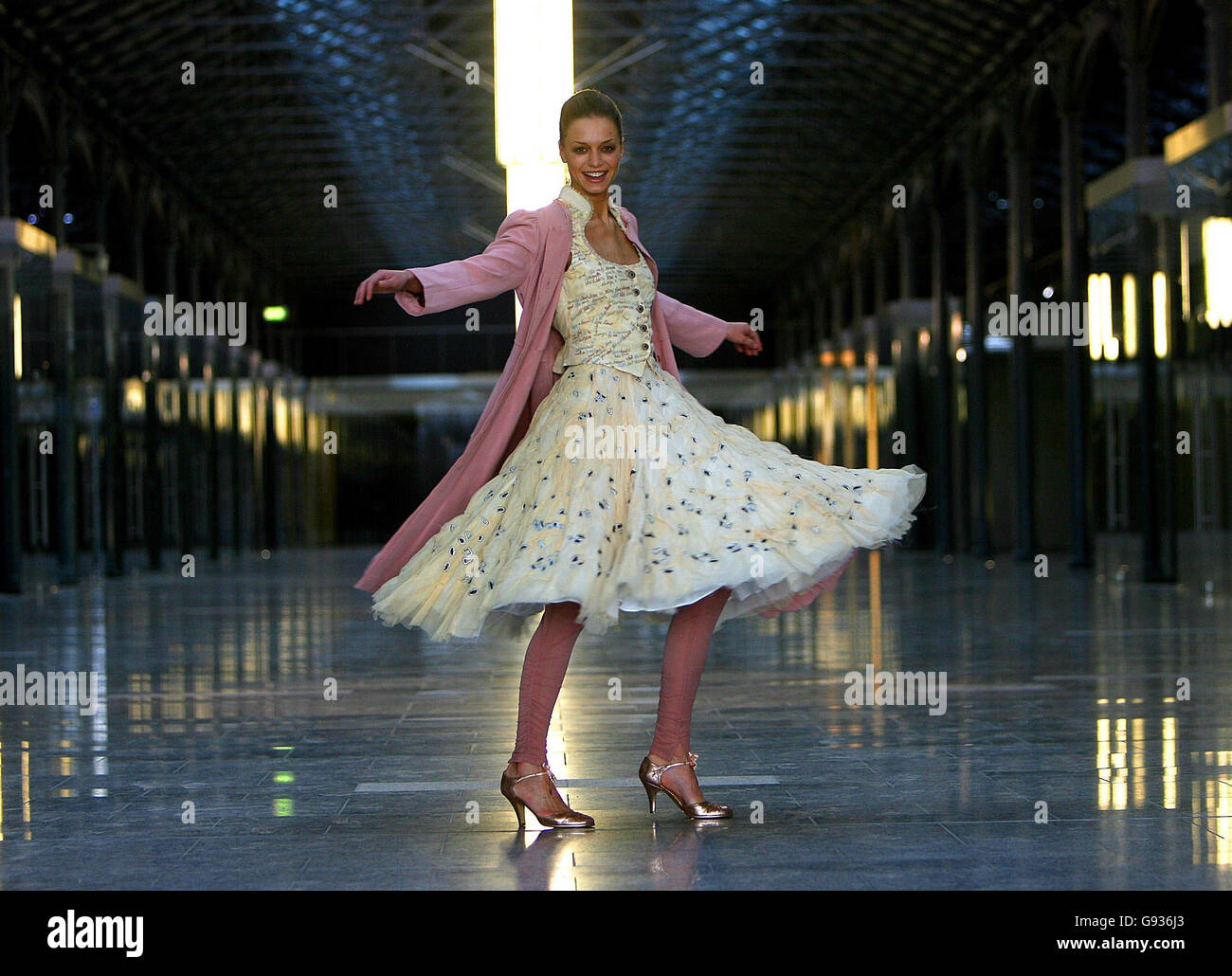 Stand Alone Pic. Model Irma wearing a design by Joanne Hynes at the ...