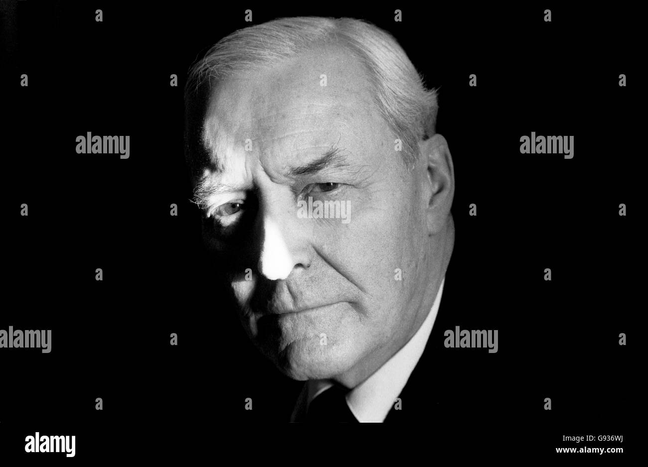 Portrait of Tony Benn Stock Photo - Alamy
