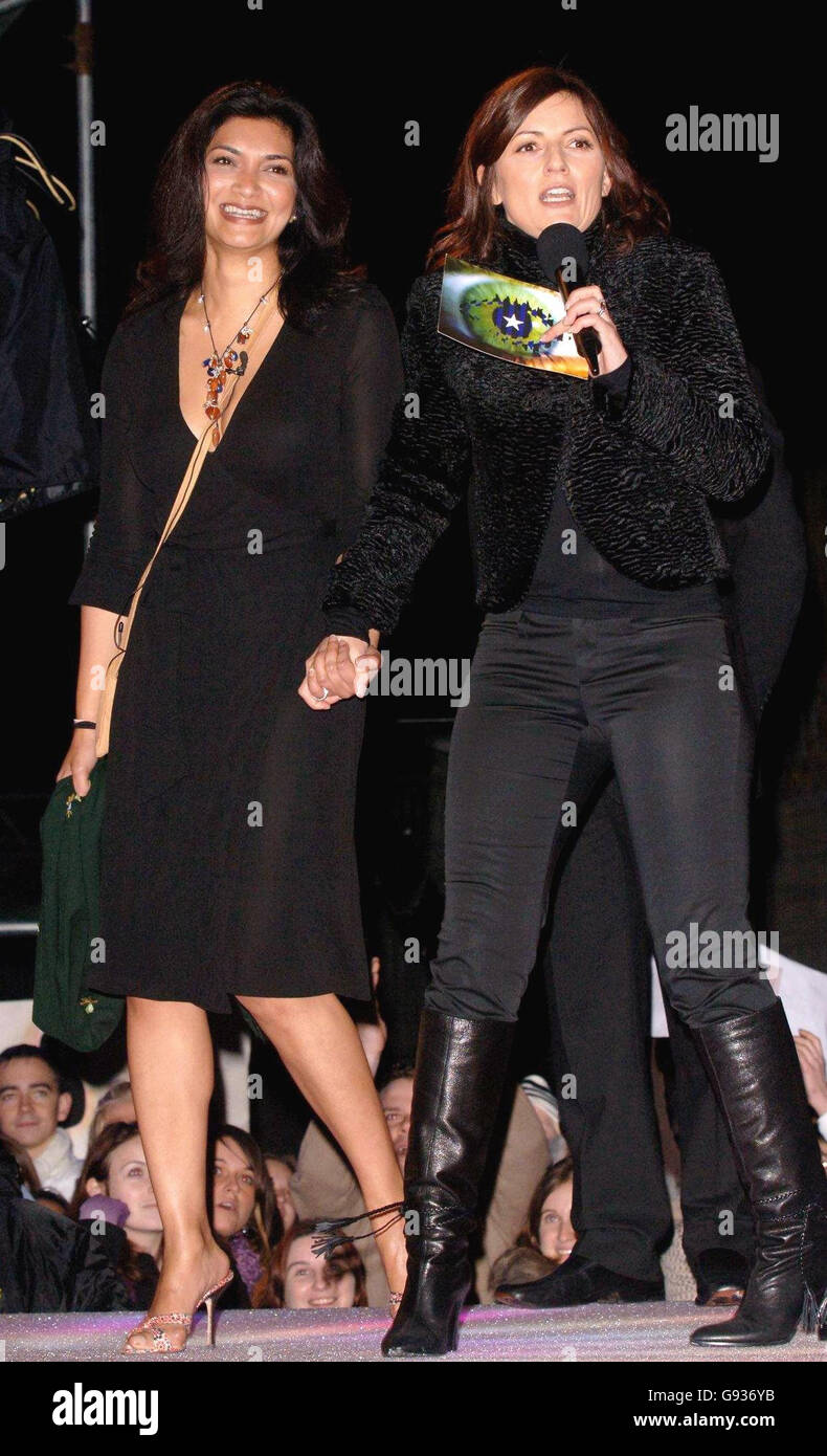 Faria alam during her eviction from the big brother house hi-res stock ...