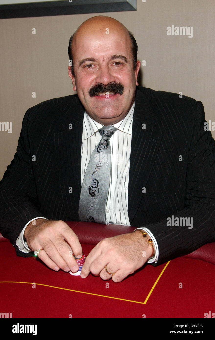 Willie Thorn during the Vinnie Jones Celebrity Poker Tournament, in aid ...