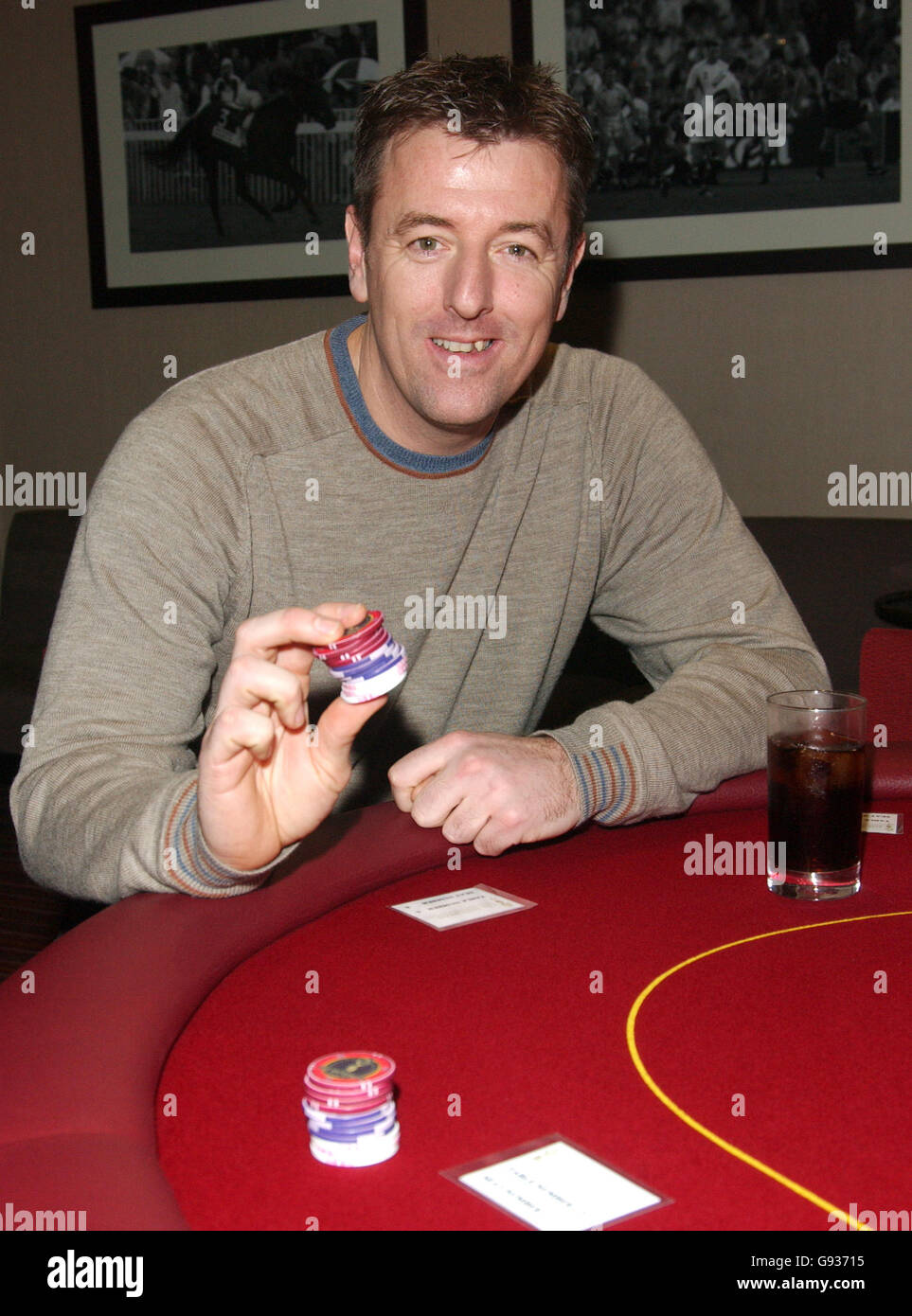 Ex-footballer Matt Le Tissier during the Vinnie Jones Celebrity Poker ...