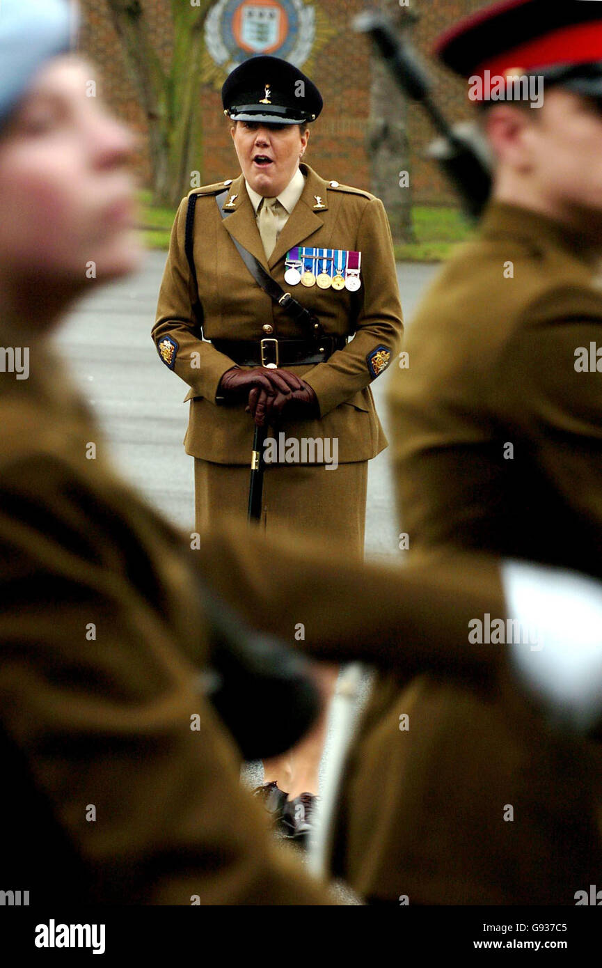 Regimental sergeant major anthea burdus hi-res stock photography and ...