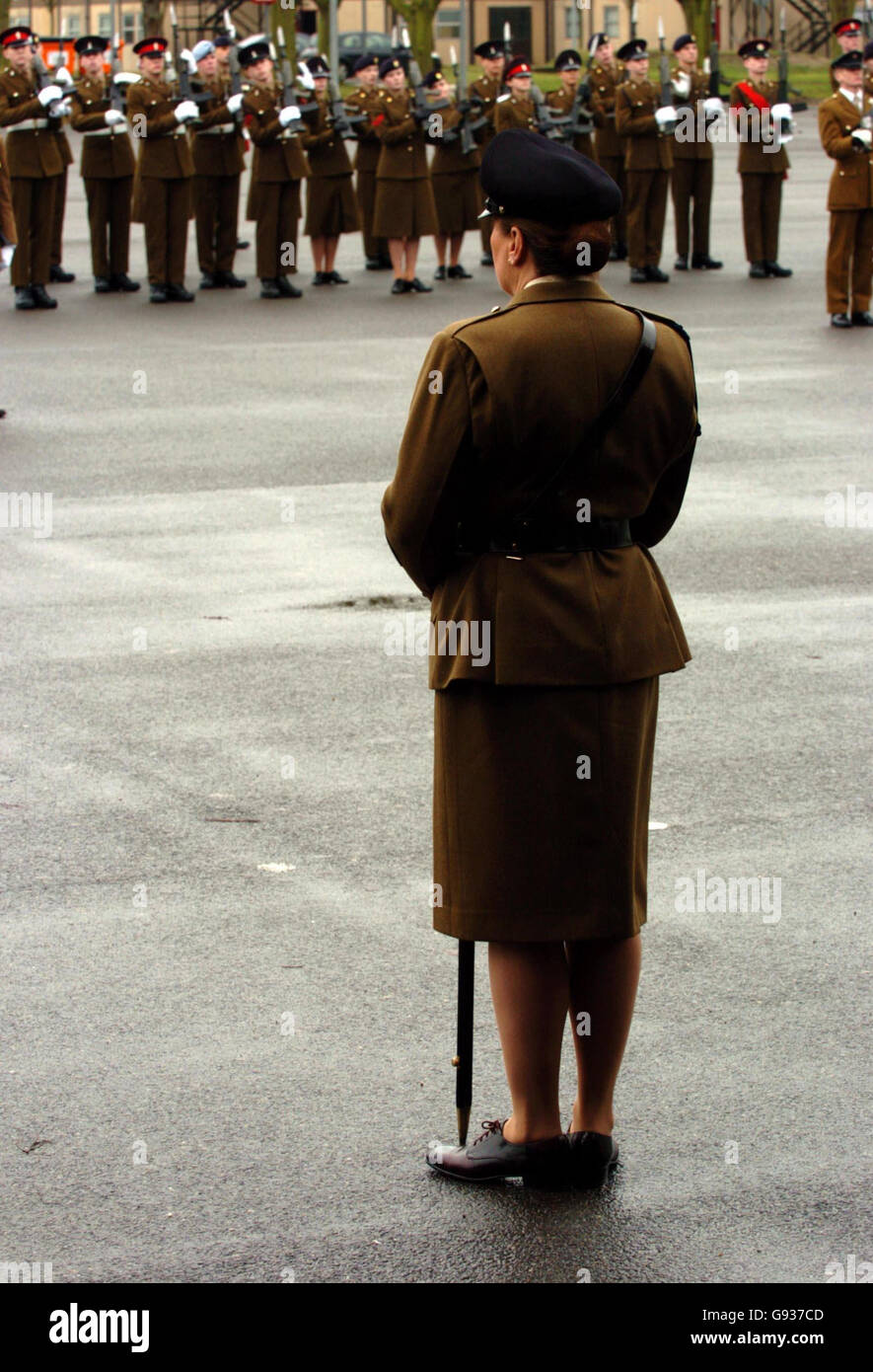 Regimental sergeant major anthea burdus hi-res stock photography and ...
