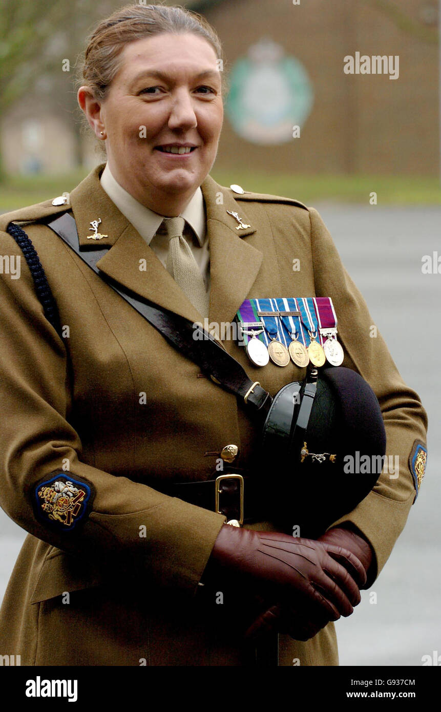 Regimental sergeant major anthea burdus hi-res stock photography and ...