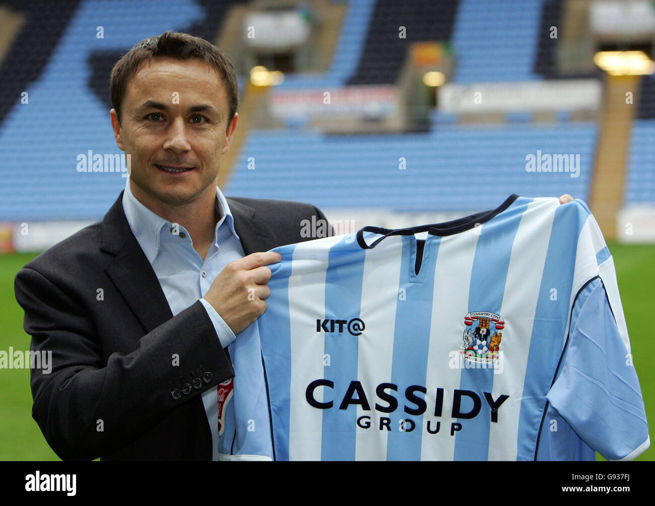 Soccer - Coventry City's New Signing - Ricoh Arena, Coventry Stock ...