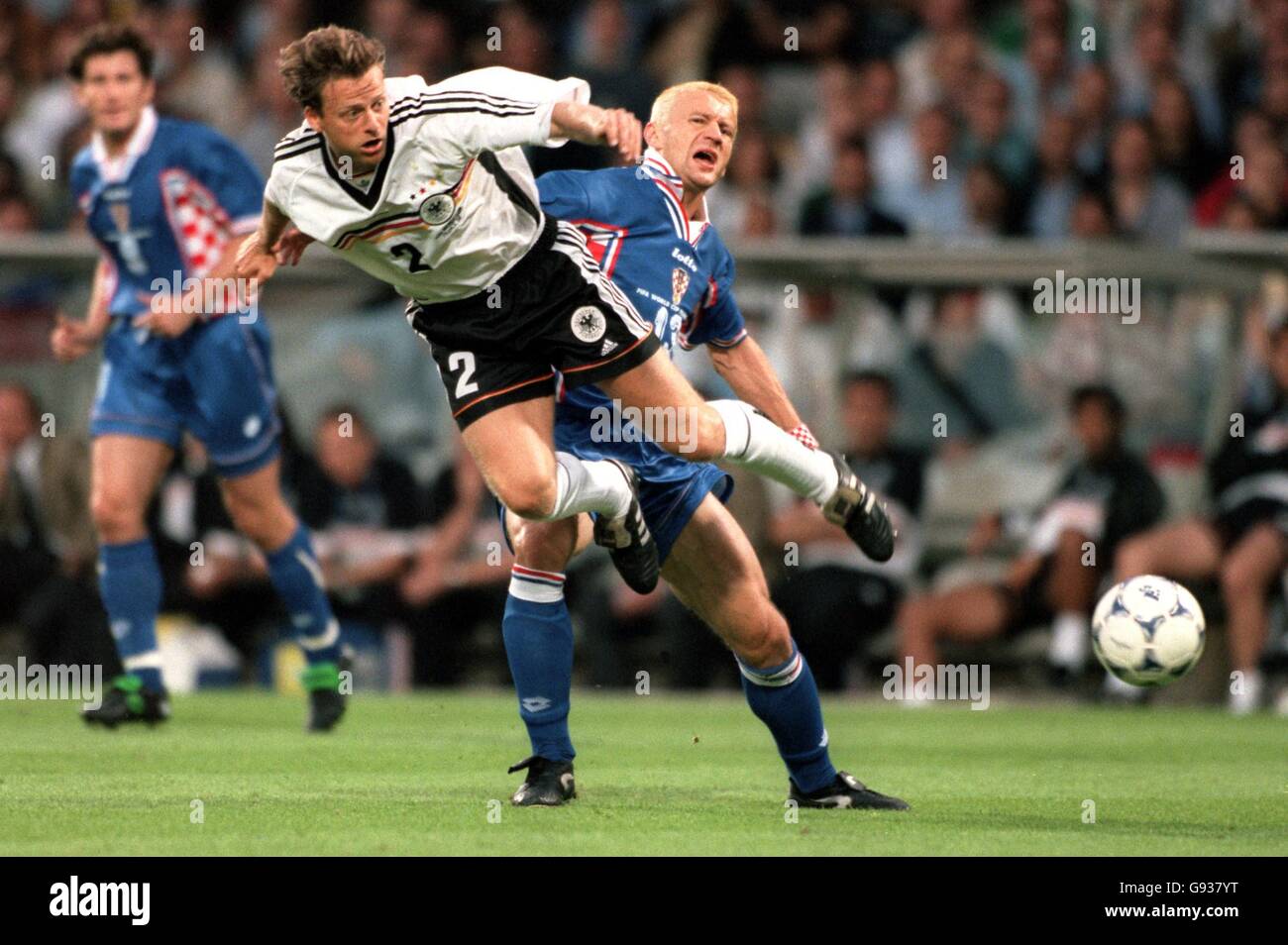 Soccer - World Cup France 98 - Quarter Final - Germany v Croatia ...