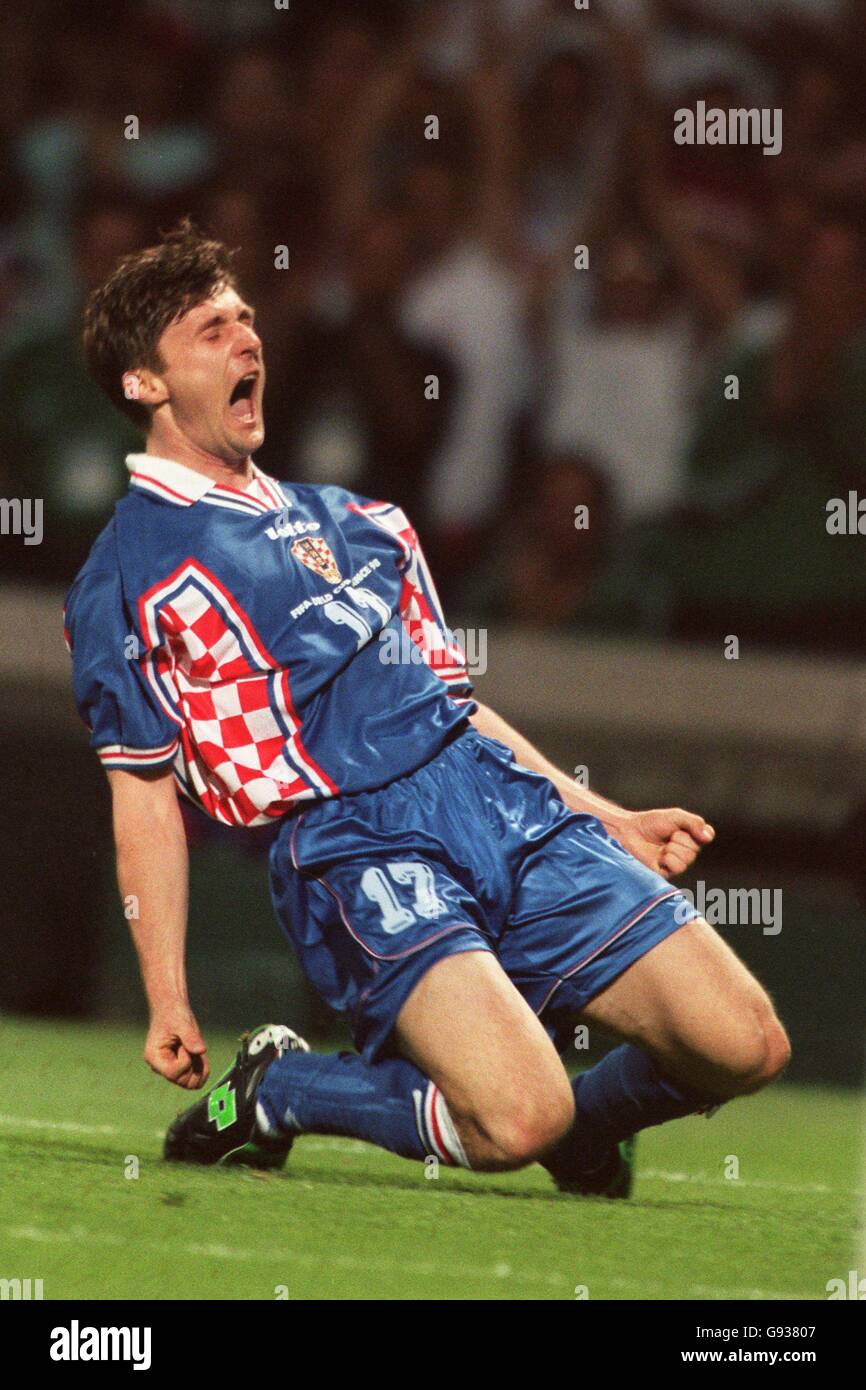 Soccer - World Cup France 98 - Quarter Final - Germany v Croatia Stock ...