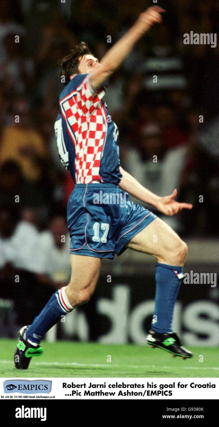 Soccer - World Cup France 98 - Quarter Final - Germany v Croatia Stock ...