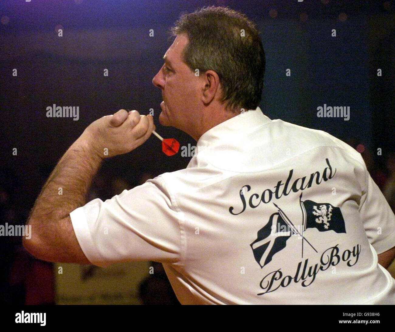 Scotland's Paul Hanvidge in action during the Lakeside World ...
