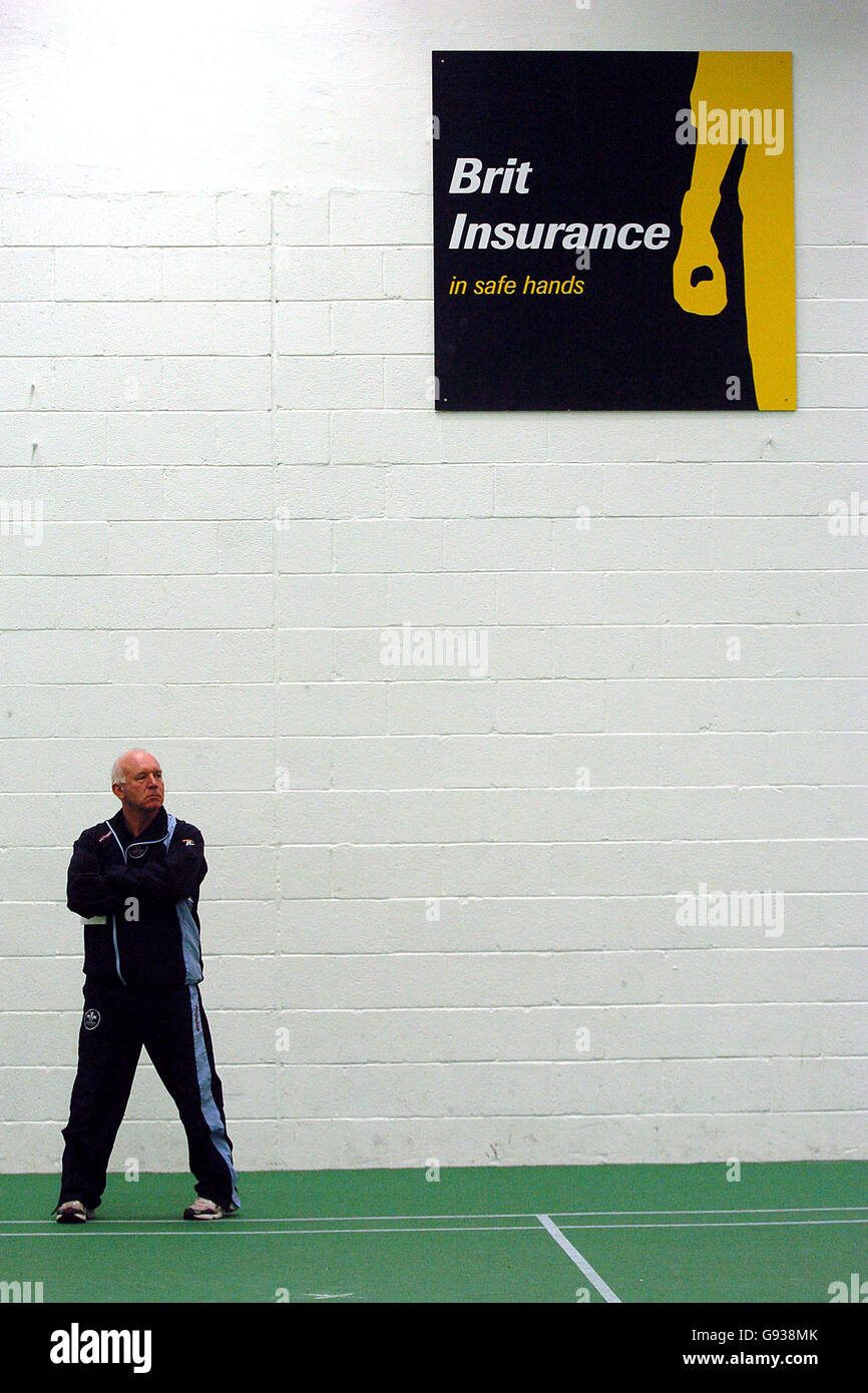 Cricket - Surrey Training - The Brit Oval. Surrey's Alan Butcher Stock ...