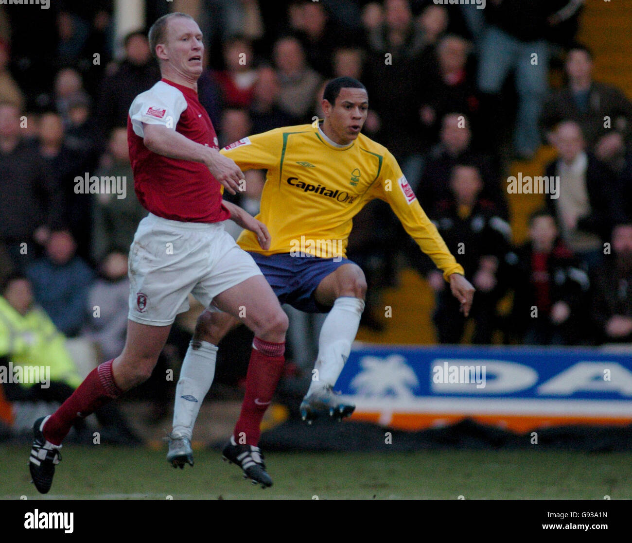 Nottingham Forest's Nathan Tyson scores the first goal Stock Photo - Alamy