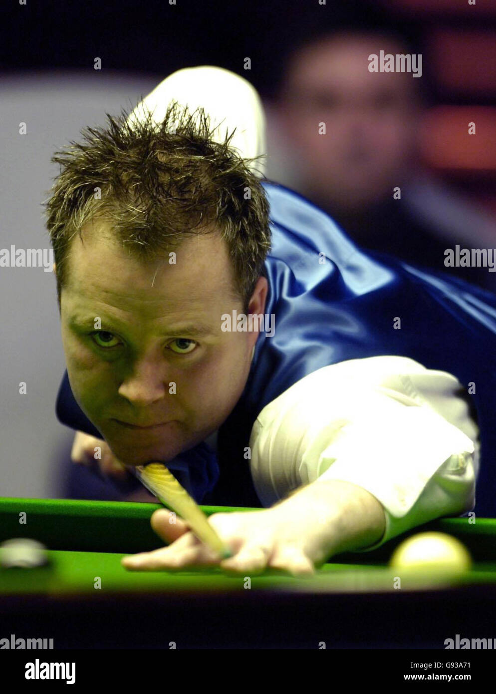 John Higgins in action during the SAGA Insurance Masters semi-final ...