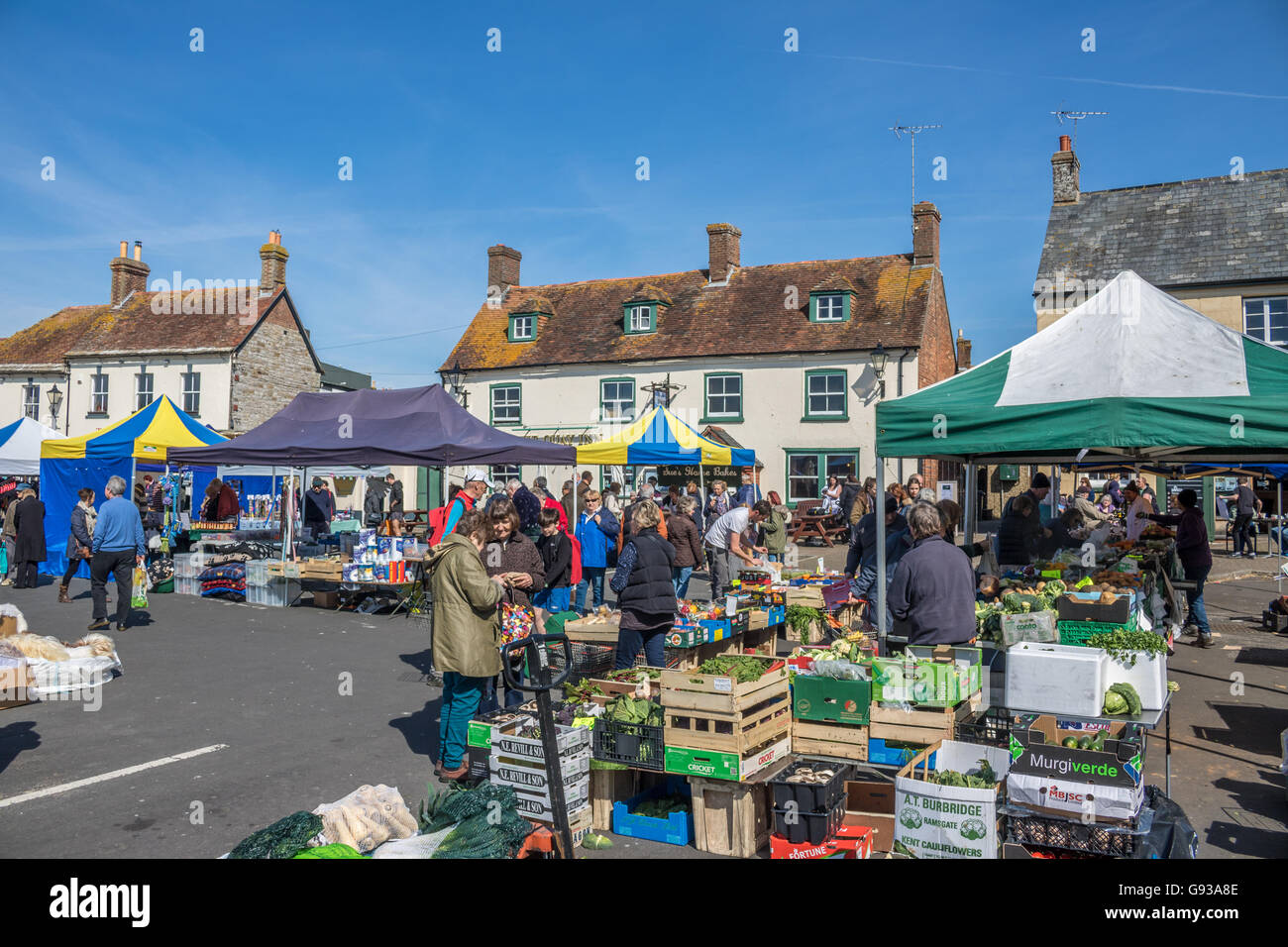 England Dorset Wareham Lovely old Dorset town Adrian Baker Stock Photo ...