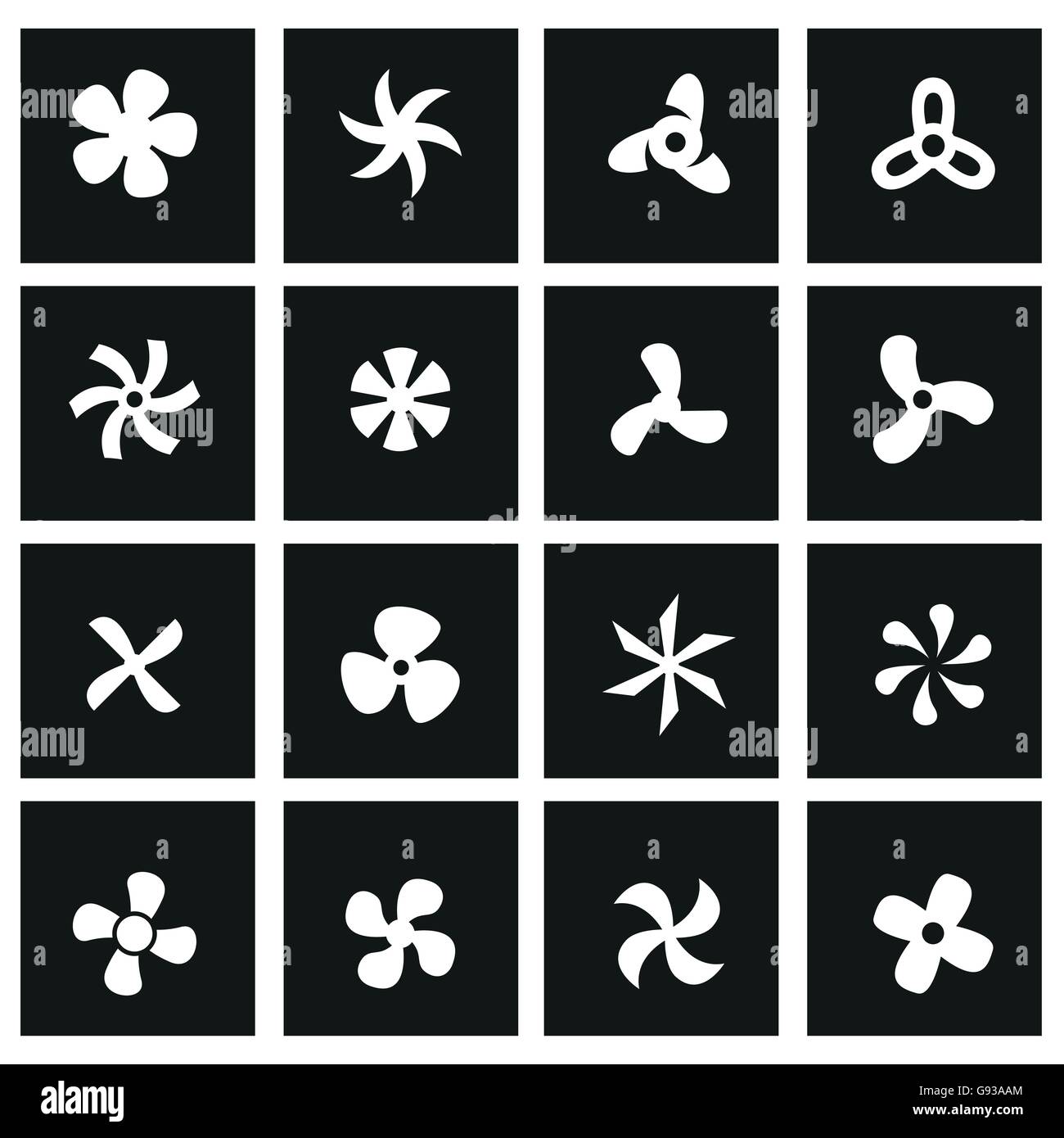 White fans Stock Vector Images - Alamy