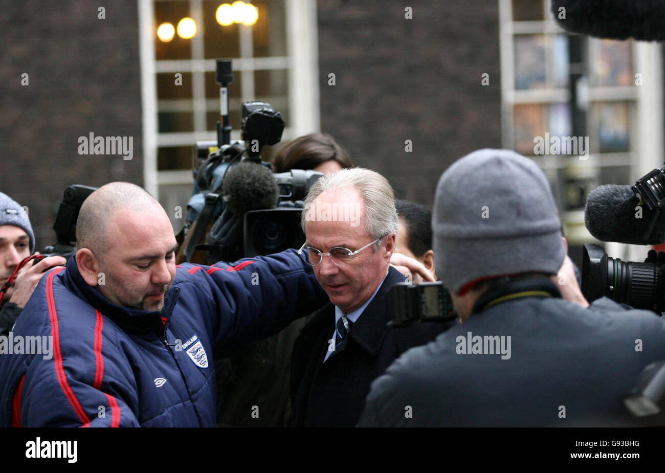 England coach Sven-Goran Eriksson arrives at the Football Association ...