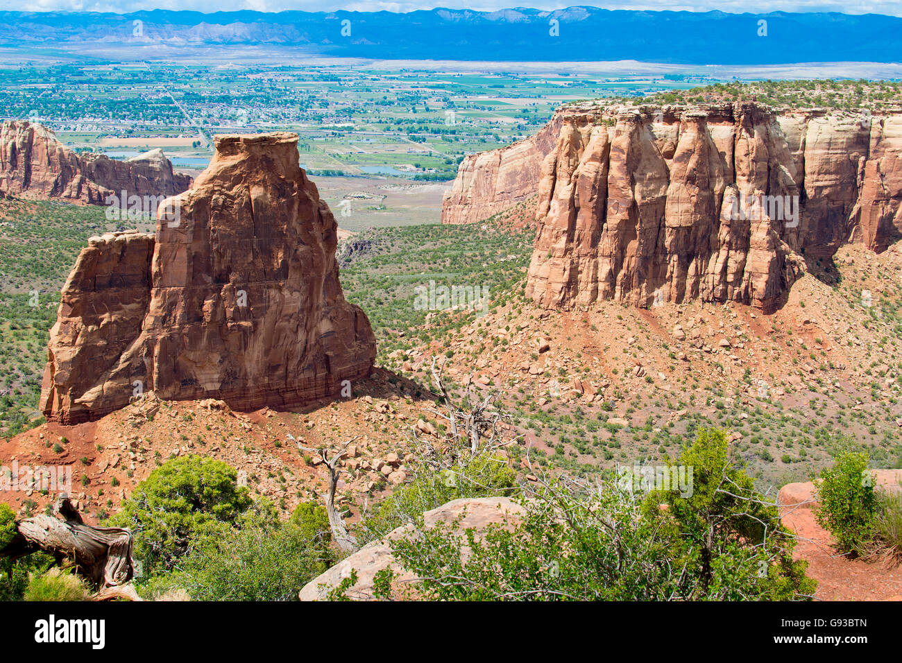 Towering Monoliths in Colorado National Monument in USA Stock Photo - Alamy