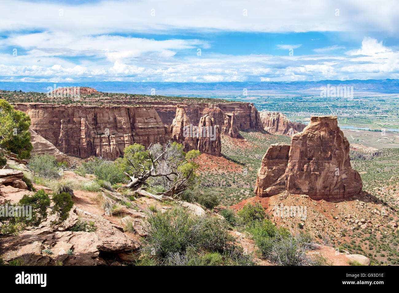Rock Formations in Colorado National Monument in USA Stock Photo - Alamy