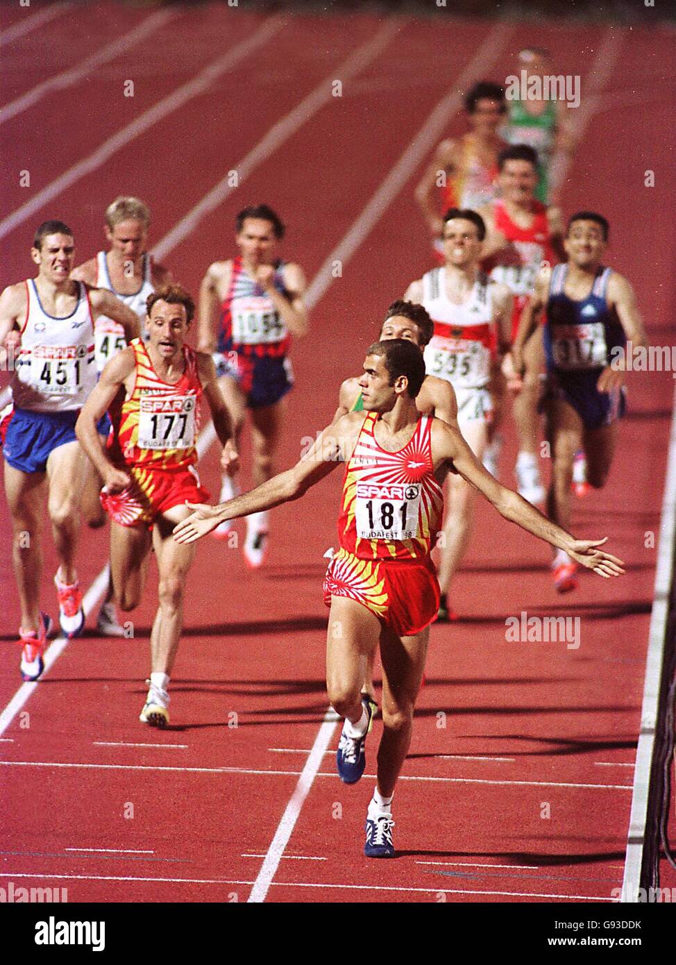 Athletics - 17th European Championships - Budapest Stock Photo - Alamy