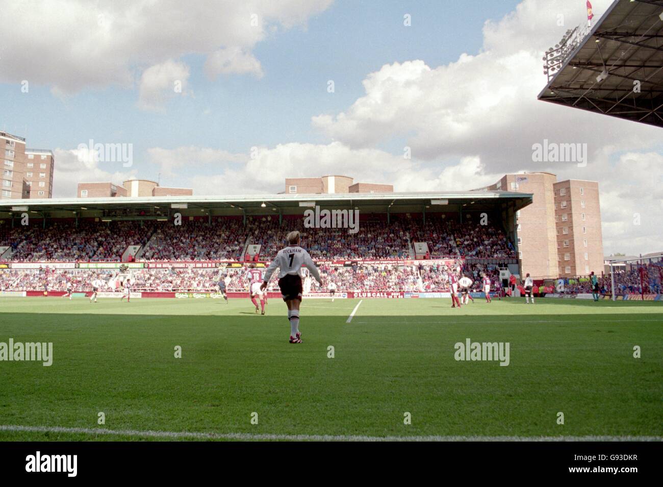 Sport football back view david beckham hi-res stock photography and ...