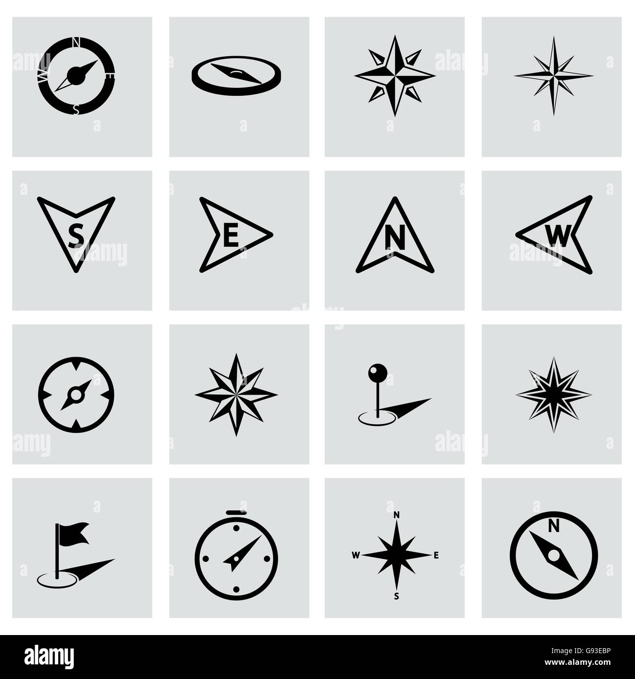 Black compass hi-res stock photography and images - Alamy