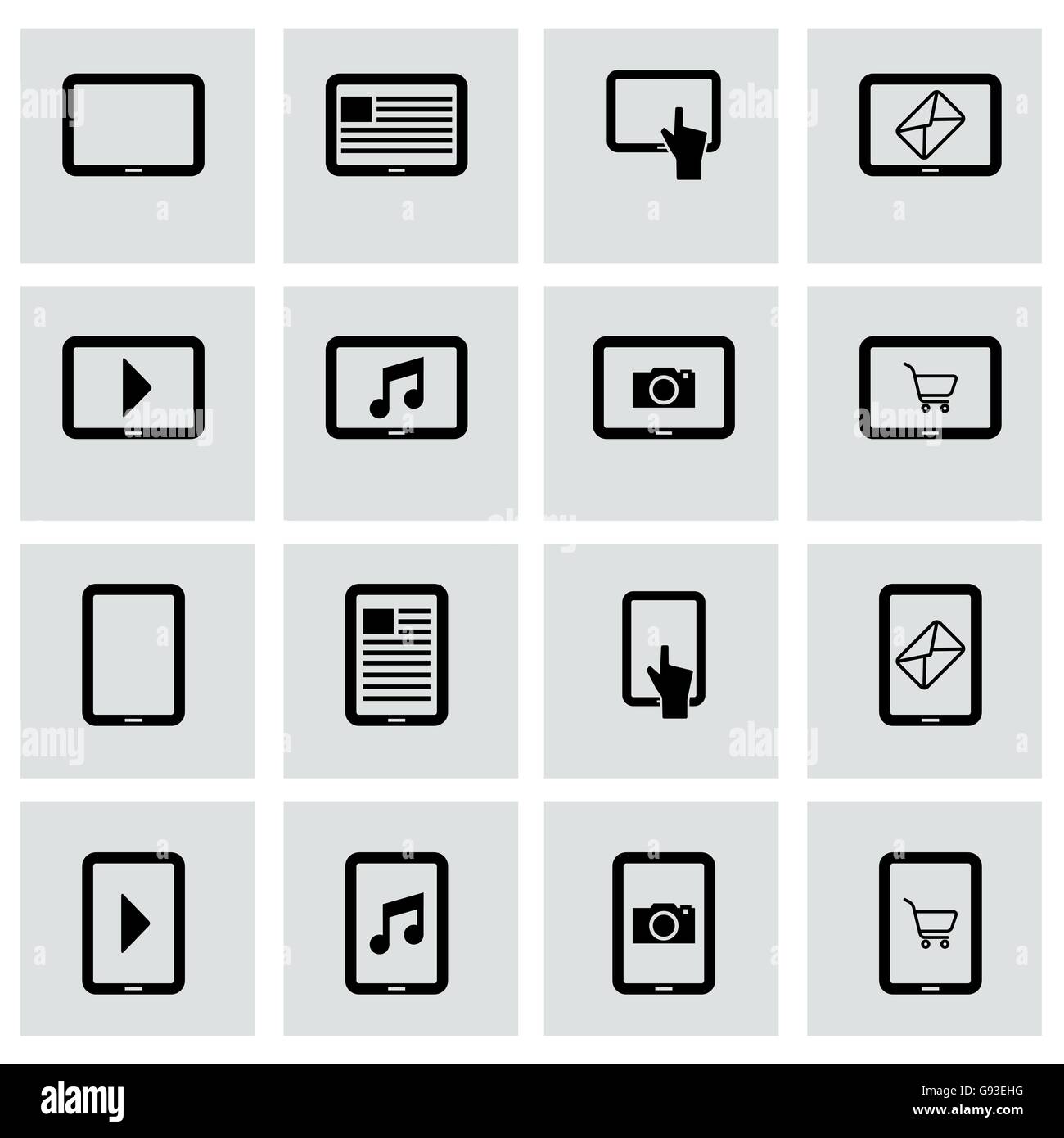 Pictogrammes pictogrammes Cut Out Stock Images & Pictures - Alamy