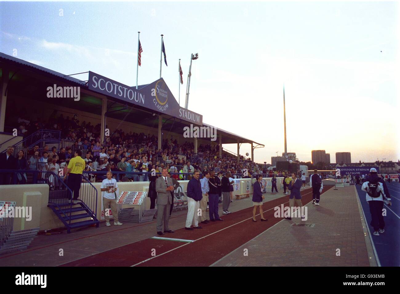The grandstand at scotstoun stadium hi-res stock photography and images ...