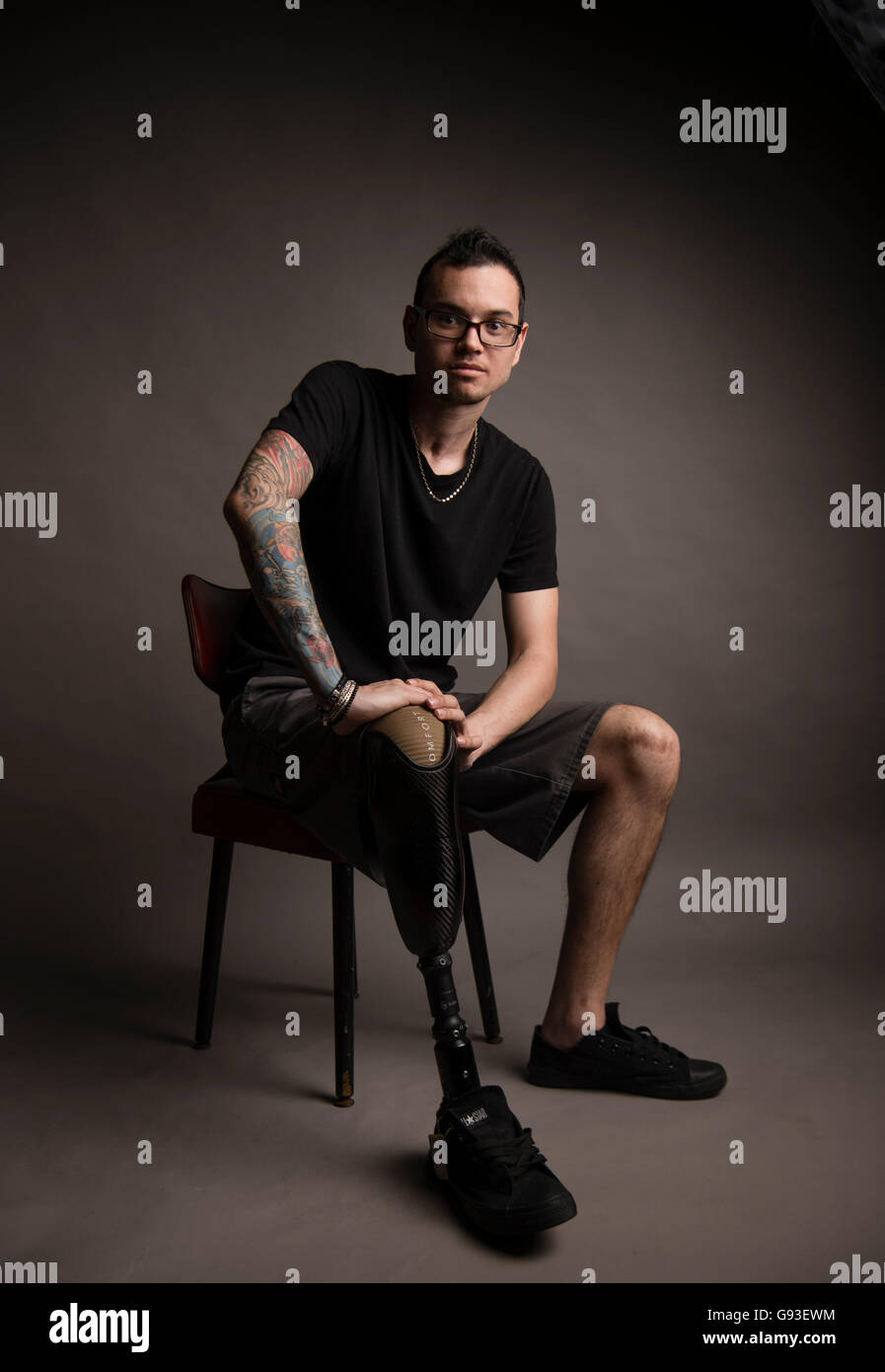 Amputated leg hi-res stock photography and images - Alamy