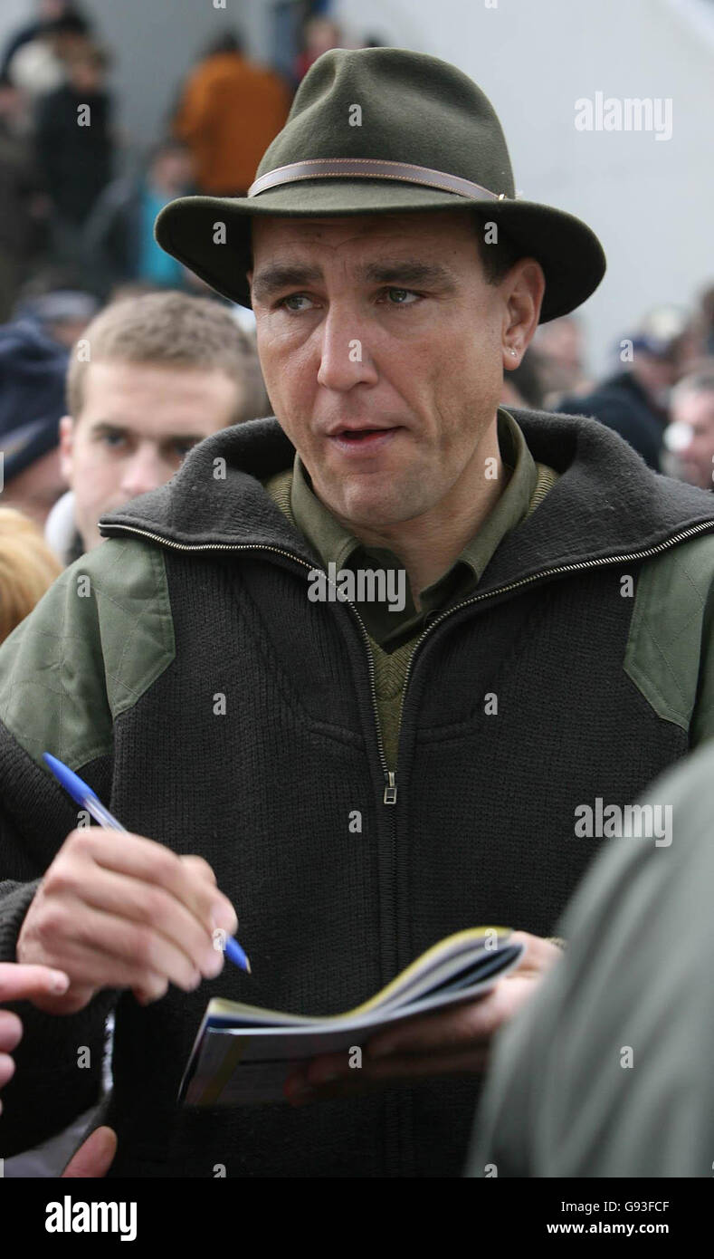 The dog of actor and former footballer vinnie jones hi-res stock ...