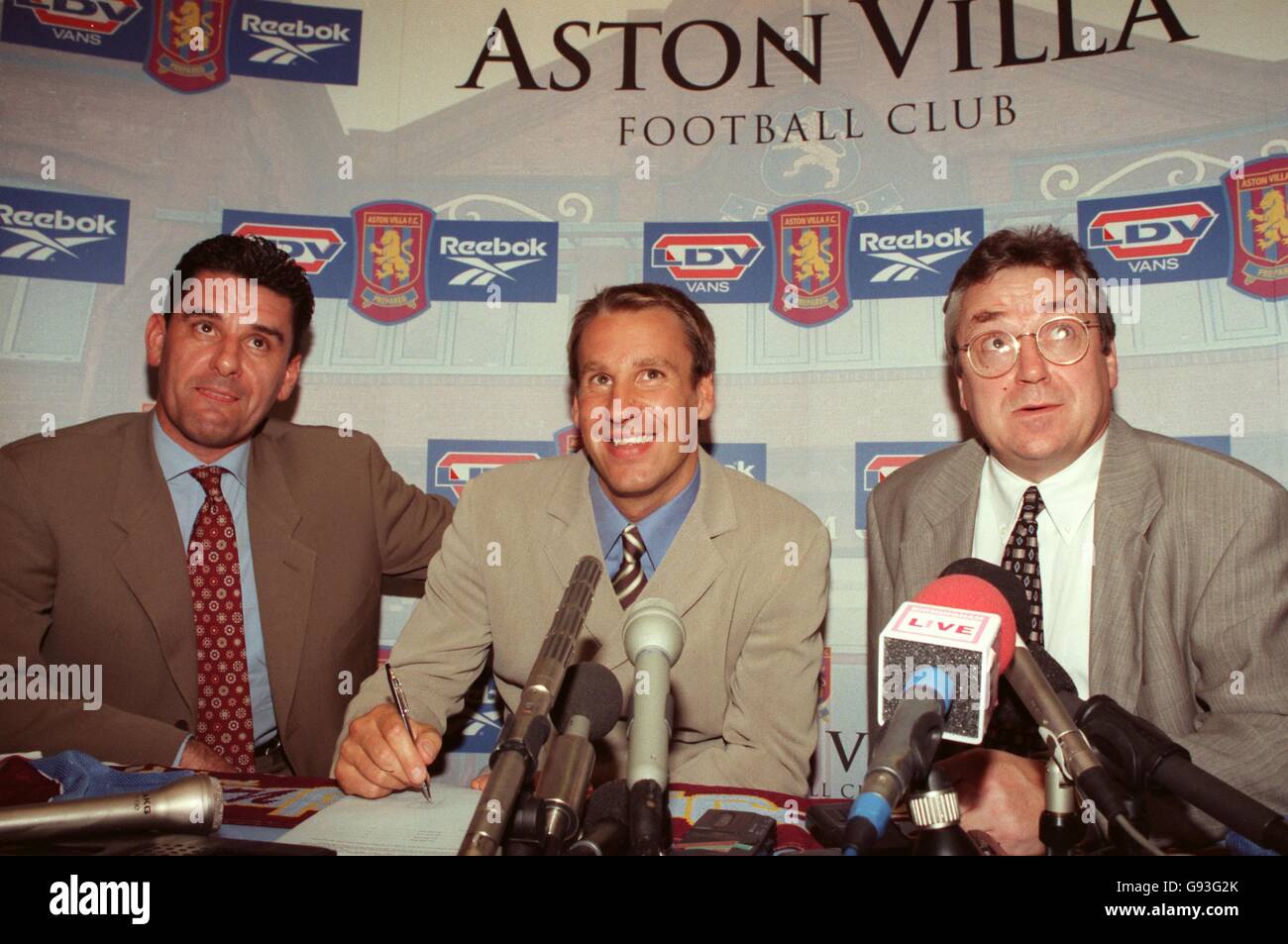 Paul merson signs for aston villa hi-res stock photography and images ...