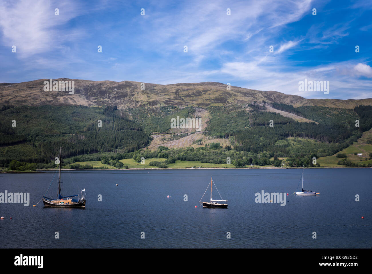 A lake in Scotland Stock Photo - Alamy