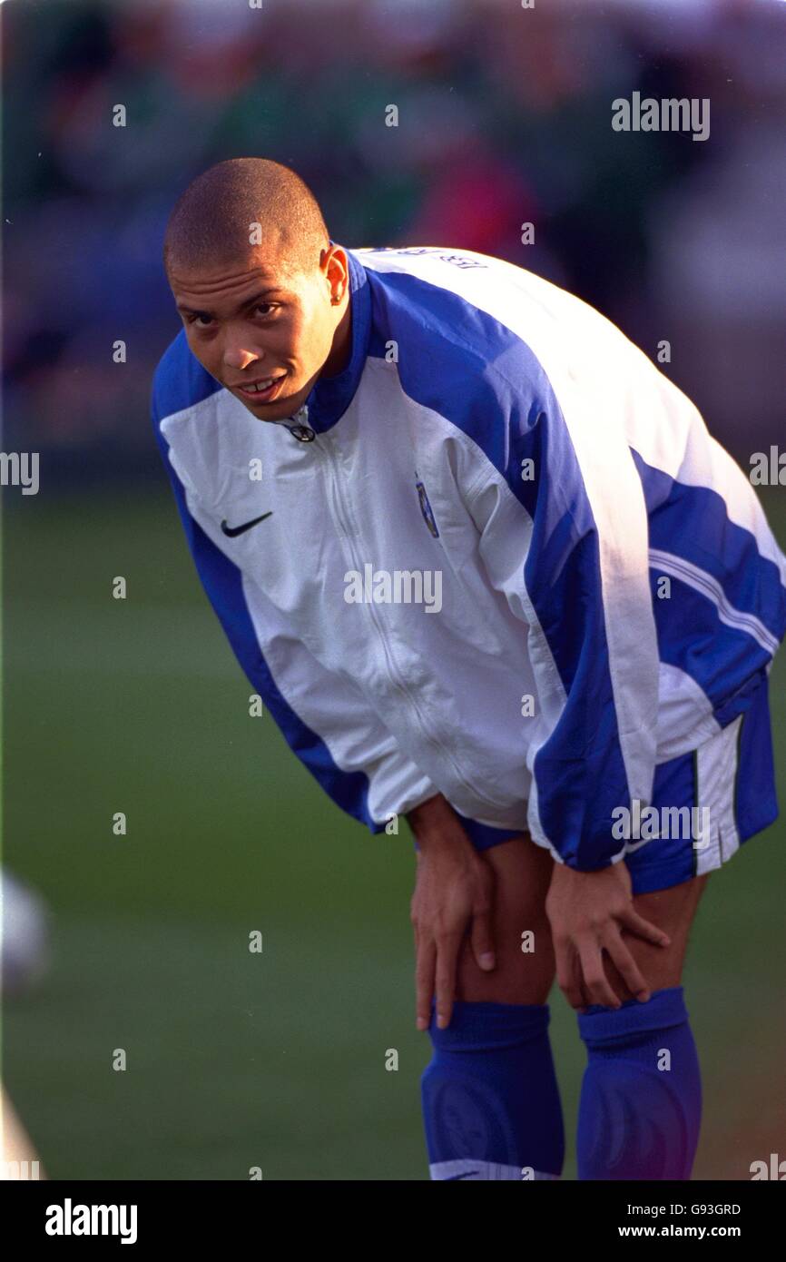 Soccer - World Cup France 98 - Group A - Brazil v Morocco. Ronaldo of ...