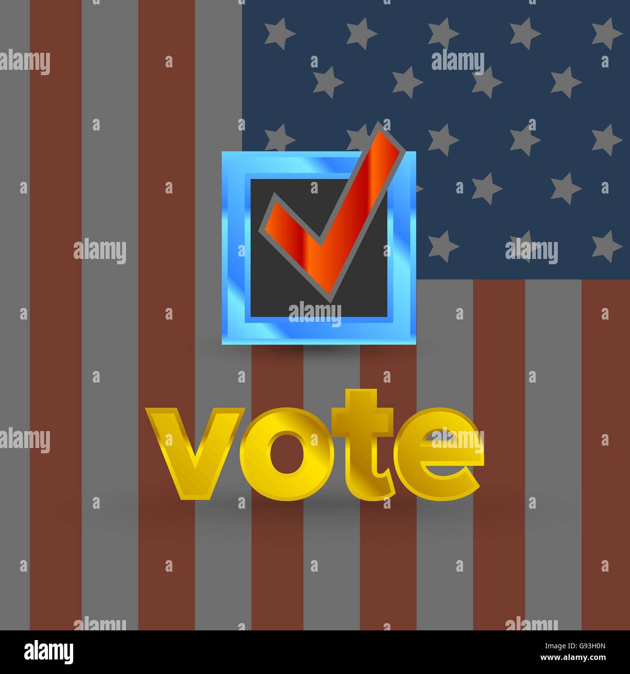 USA Election badge Stock Vector Image & Art - Alamy