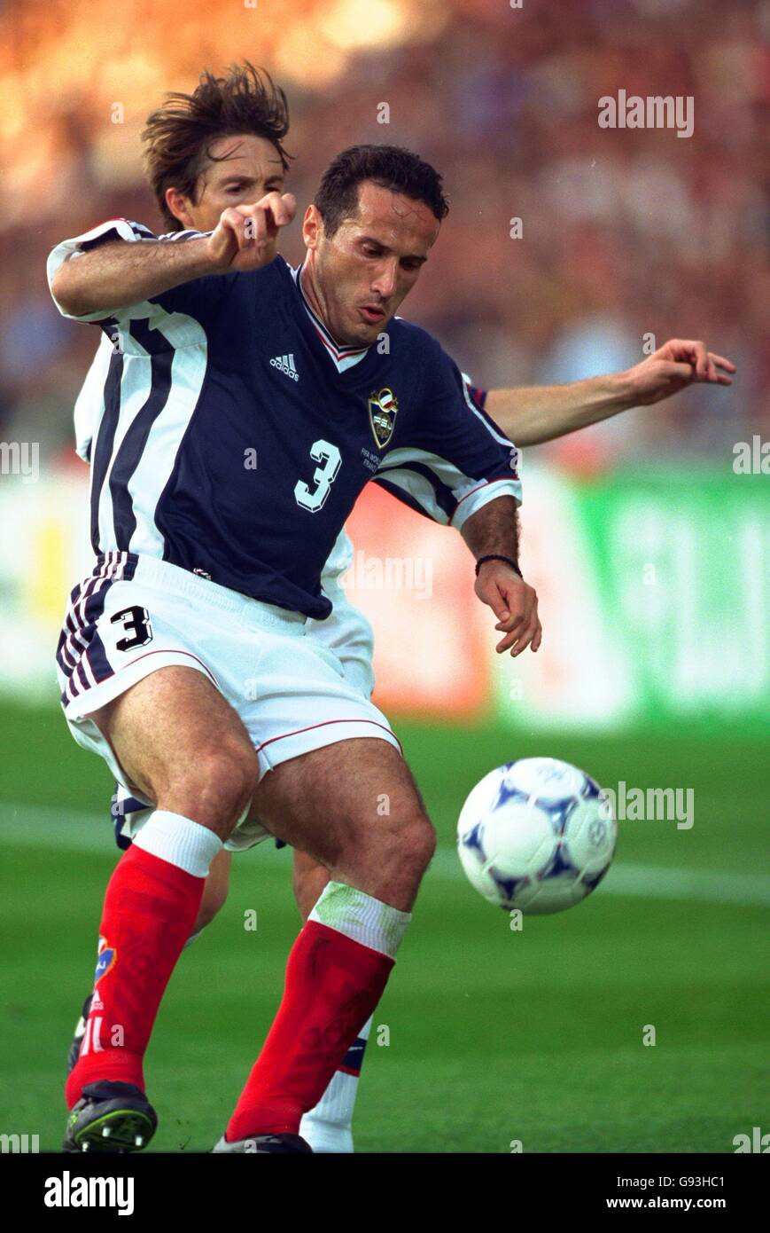 Soccer - World Cup France 98 - Group F - USA v Yugoslavia Stock Photo ...