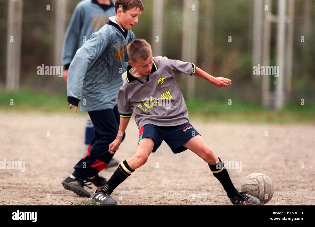 Lithuanian children playing soccer hi-res stock photography and images ...