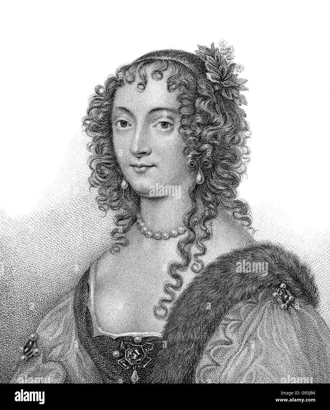 Anne Hay Countess of Morton, 1636-1700, a Scottish noblewoman Stock ...