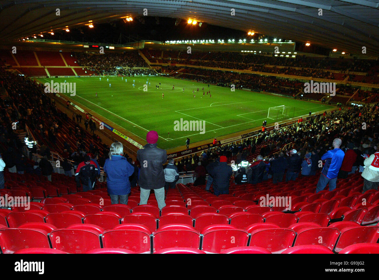 Crowd for the middlesbrough coventry city fa cup replay hi-res stock ...