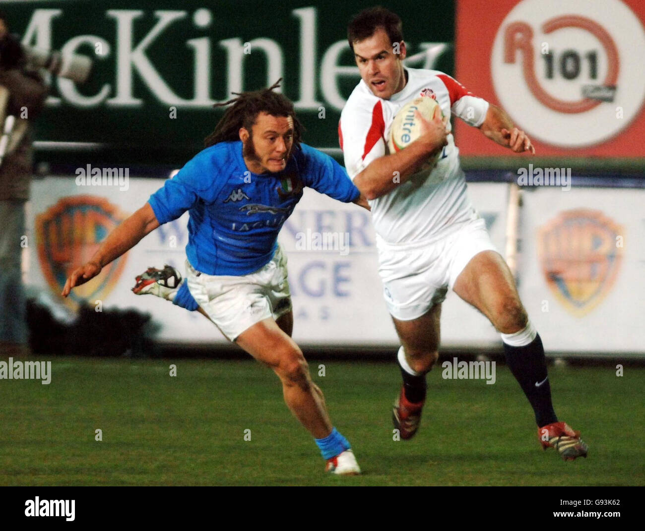Italys paul griffen rbs 6 nations match stadio flaminio hi-res stock ...