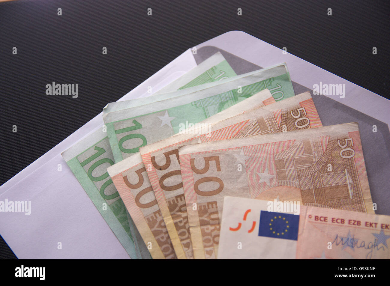 Euros, wallet bribery hi-res stock photography and images - Alamy