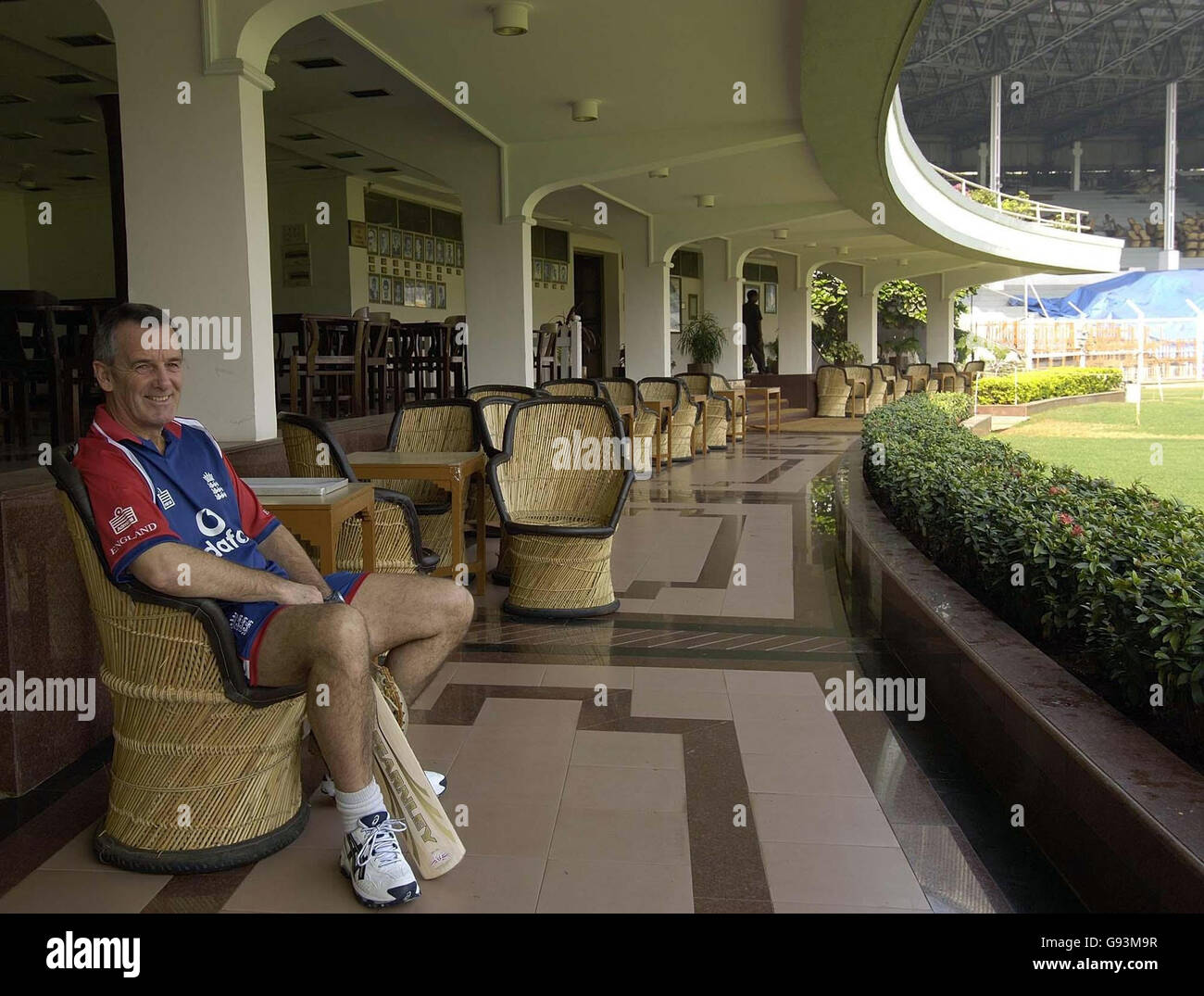 England operations manager Phil Neale relaxes at the Cricket Club of ...