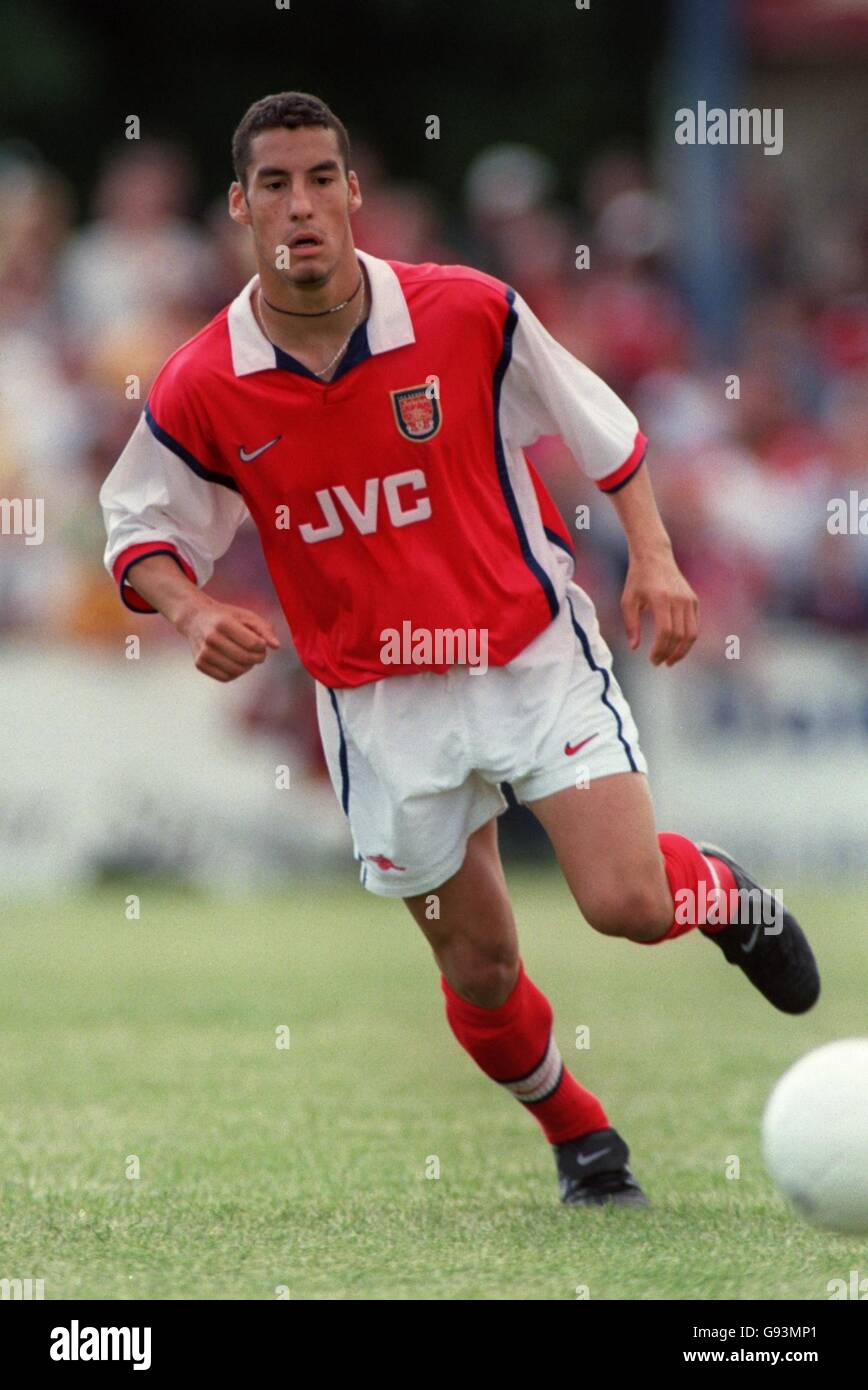 Soccer - Friendly - Enfield v Arsenal. David Grondin, Arsenal Stock ...