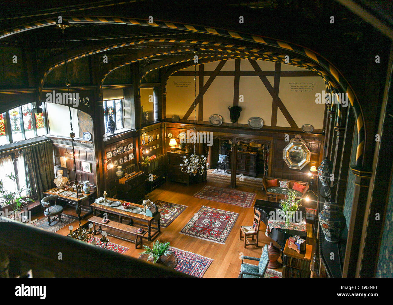 The Great Parlour at Wightwick Manor Wolverhampton West Midlands ...