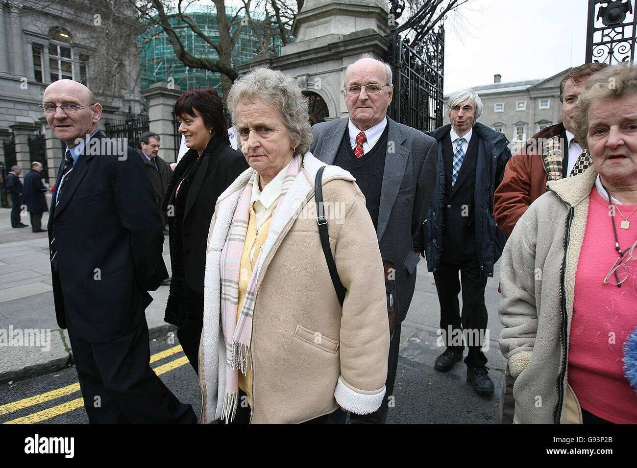 Members of Seamus Ludlow's family, sisters Eileen Fox (r) and Ann ...