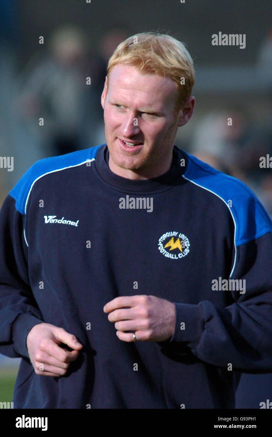 Torquay uniteds james sharp hi-res stock photography and images - Alamy