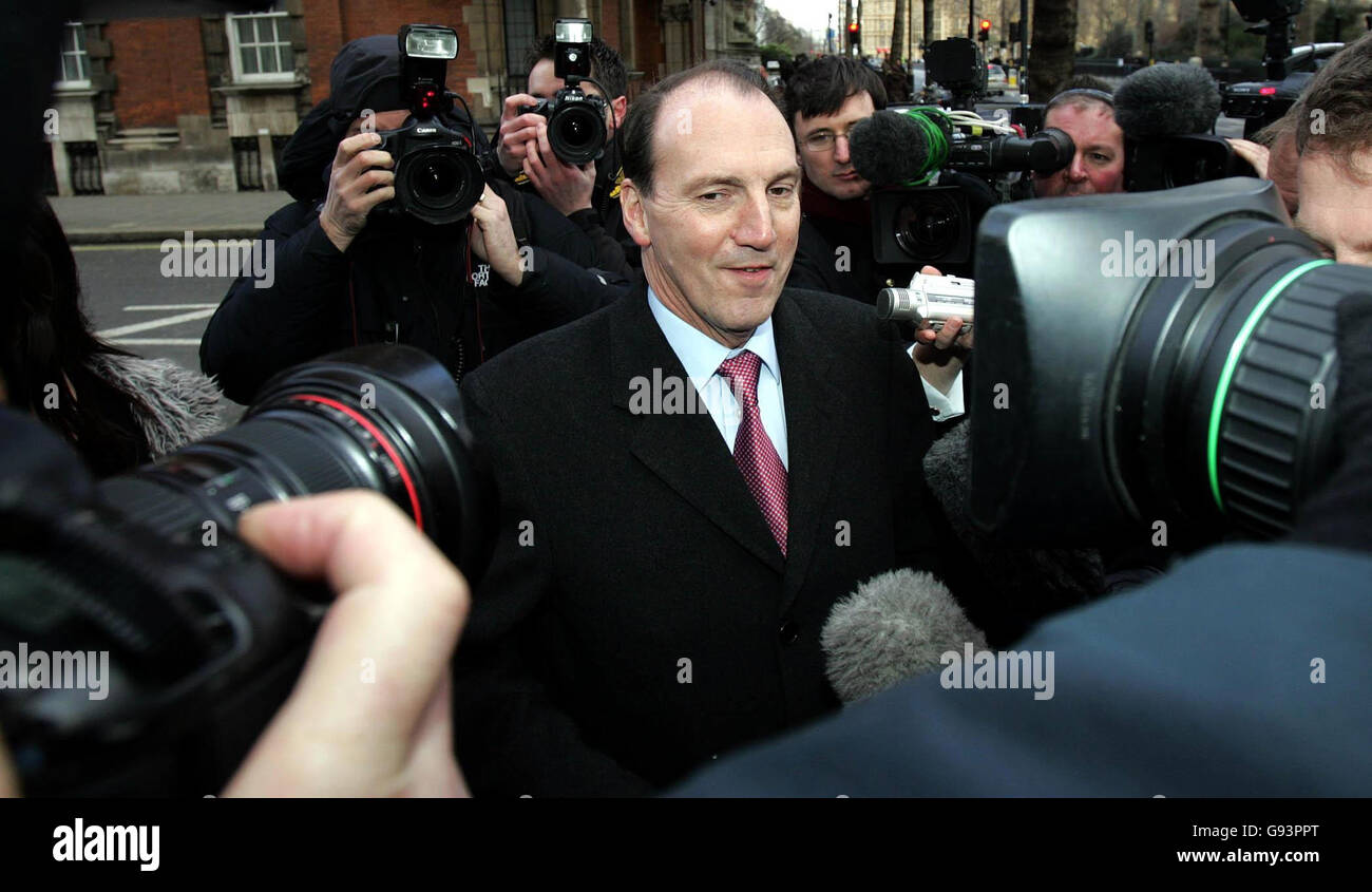 Liberal Democrat leadership contender Simon Hughes arrives at Millbank ...