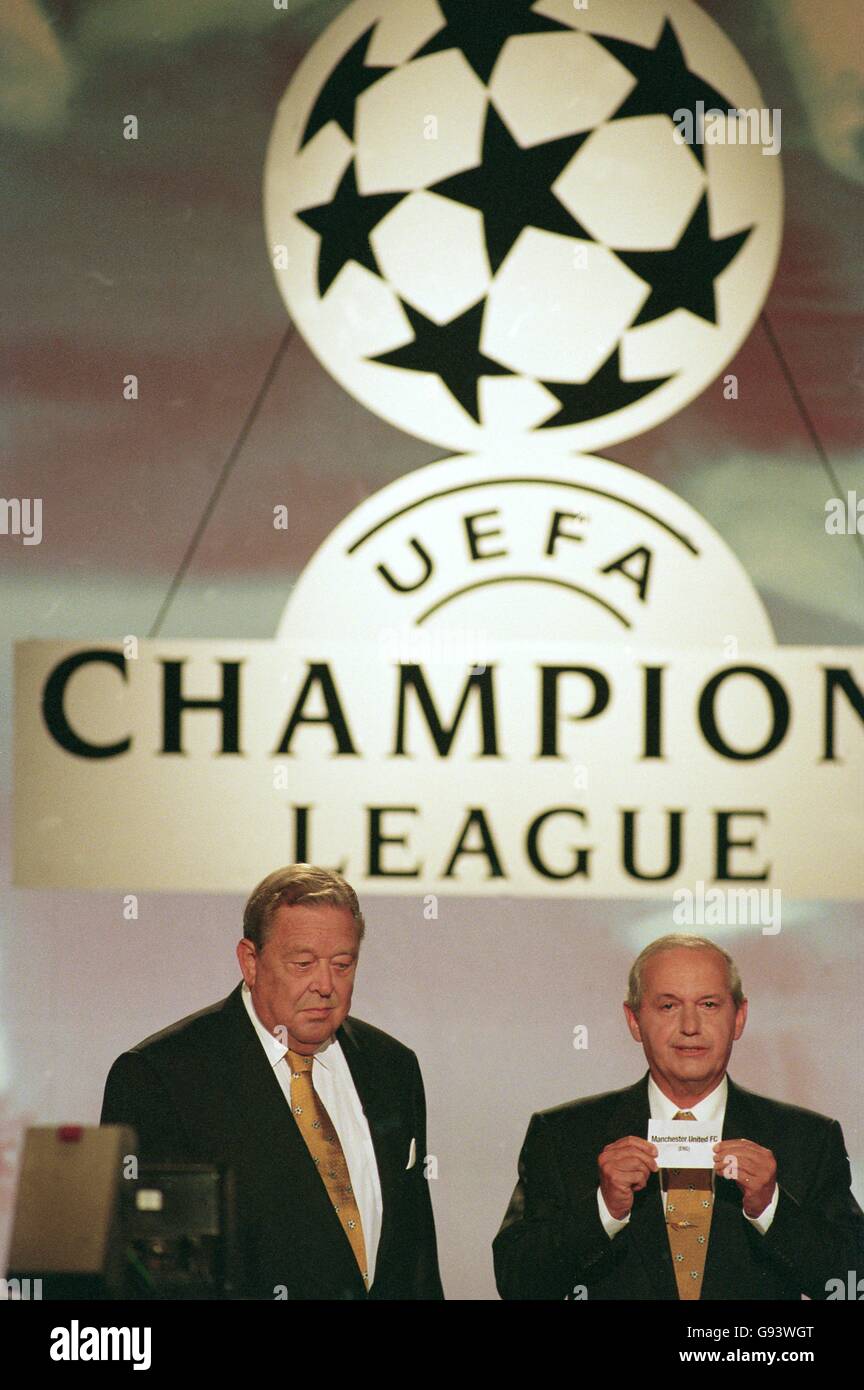 Soccer - UEFA Champions League draw from Monaco Stock Photo - Alamy