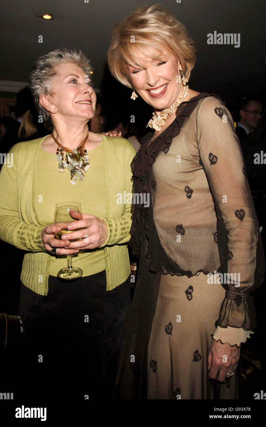 Diana Moran (right) and Valerie Singleton during her 'Live Longer, Feel ...