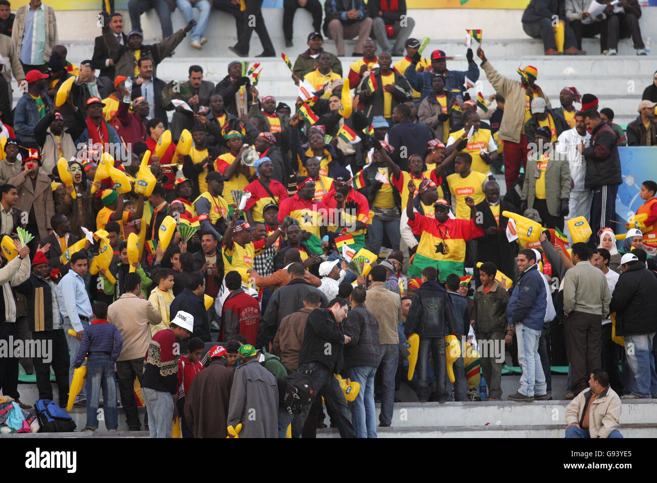 Ghana soccer fans hi-res stock photography and images - Alamy