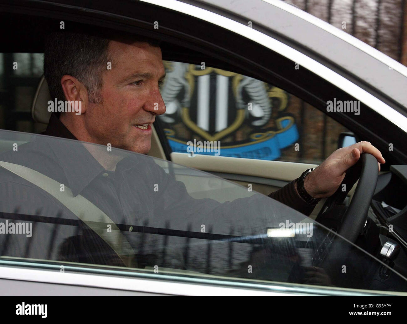 Graeme Souness leaves from Long Benton training ground in Newcastle ...