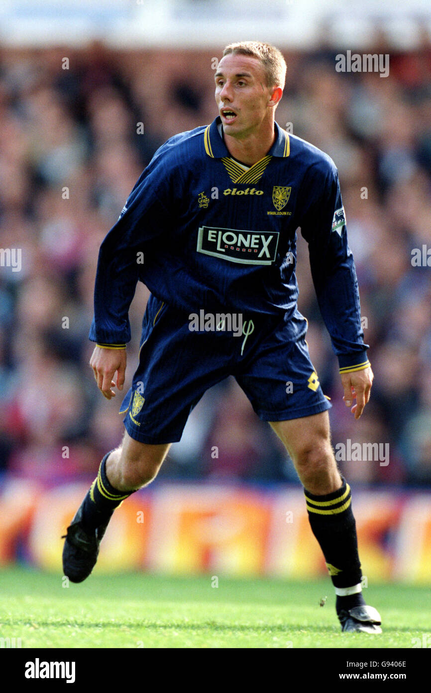 Soccer - FA Carling Premiership - Aston Villa v Wimbledon. Chris Perry ...